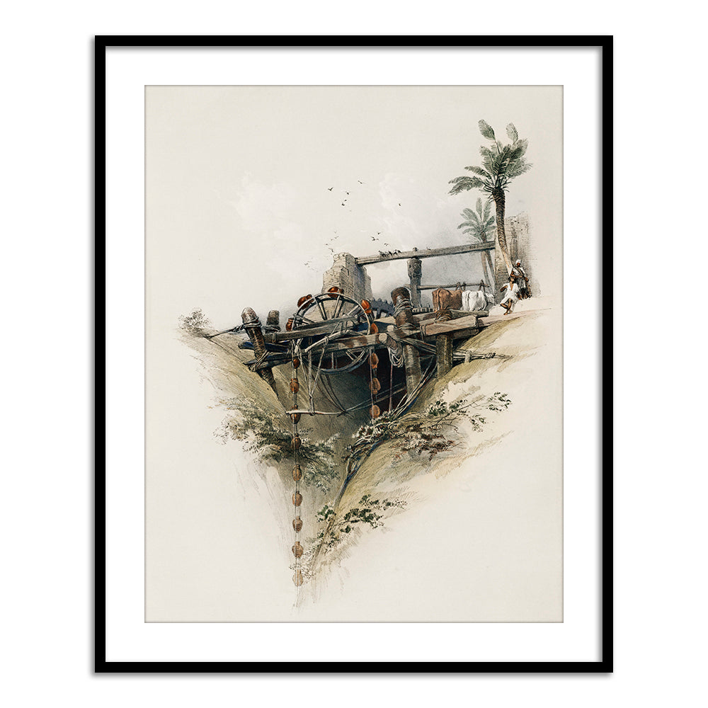 A Persian wheel used in raising water from the Nile – Calcuttan